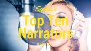 #JIAM Sophia’s Top Ten Narrators #LoveAudiobooks | Hot Listens